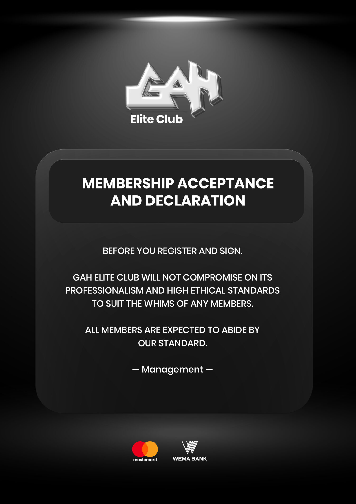 GAH Elite Club Memebership - GAH Elite Club